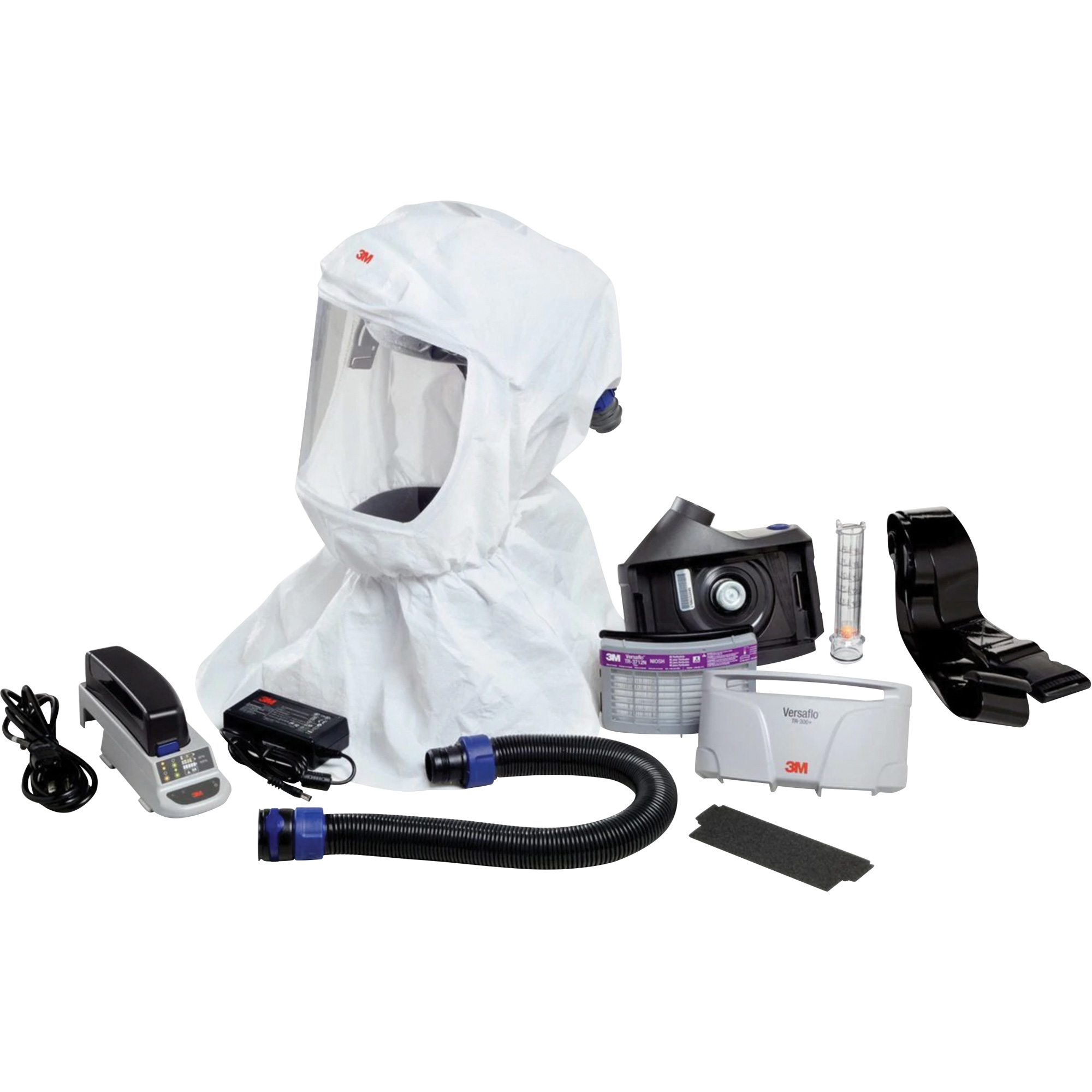 3M Versaflo Easy Clean PAPR Kit, Loose Fitting Hood & Faceshield ...